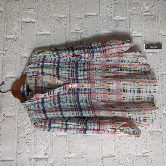 Zac & Rachel | Tops | Nwt Zac Rachel Pastel Tunicgeometric Print Blouse ...